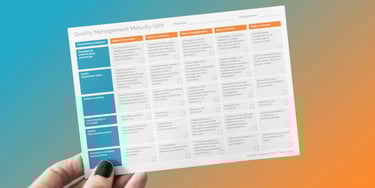Where are you on the Quality Management Maturity Grid?