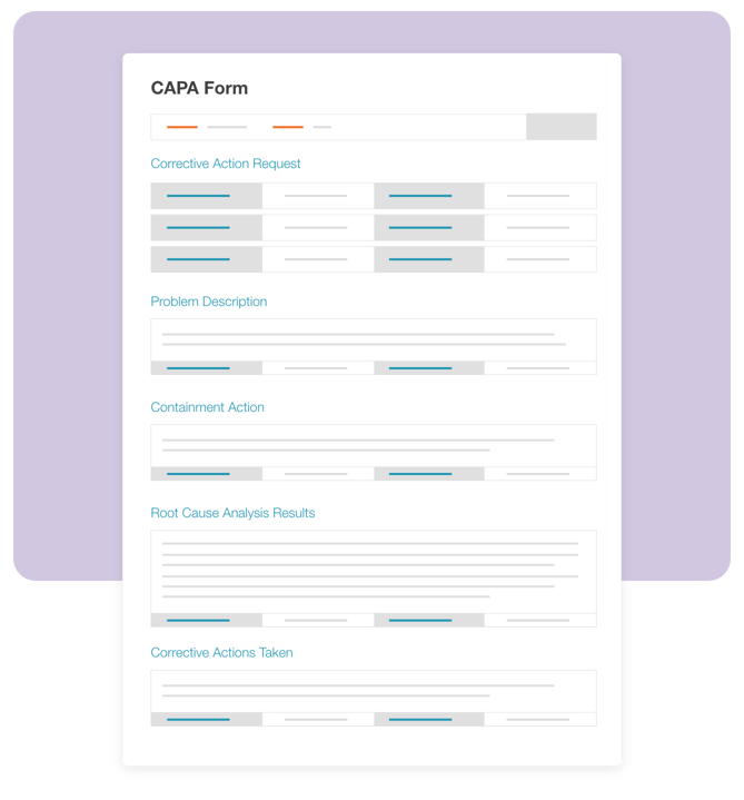 CAPAs and Non-Conformance Management | Cognidox Lean DMS